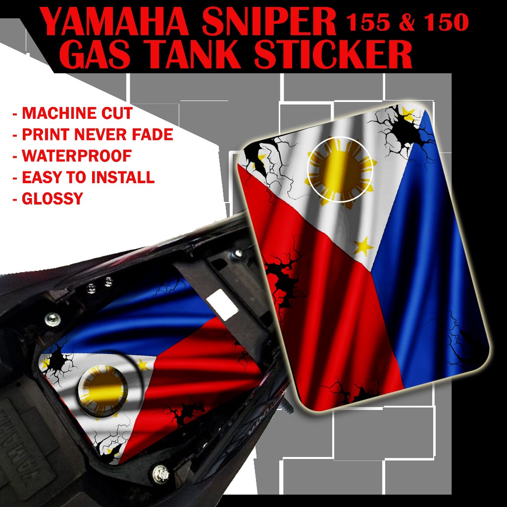SNIPER 155 & 150 STICKER GAS TANK / SNIPER GAS TANK STICKER / SNIPER ...