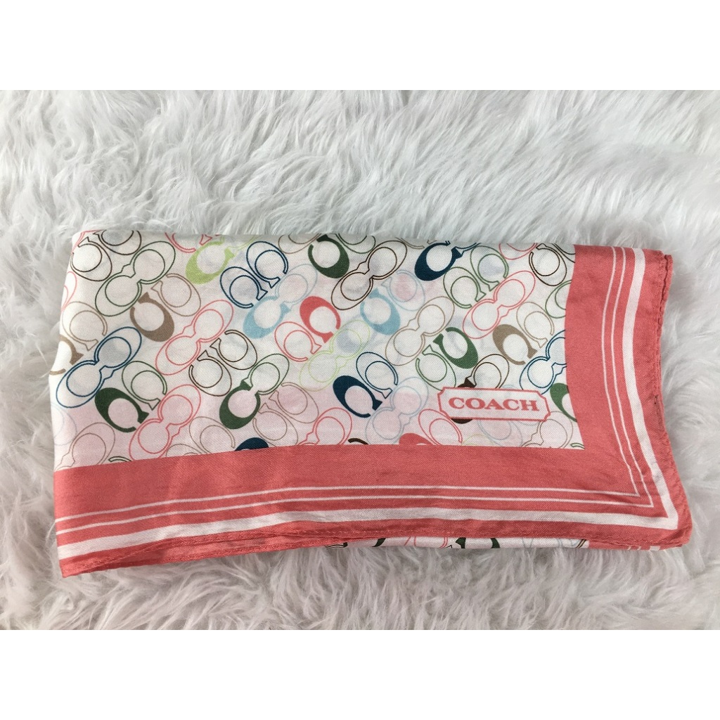 Coach Silk Logo Handkerchief | Shopee Philippines