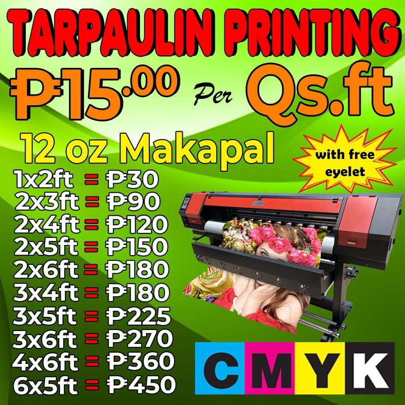 TARPAULIN PRINTING LOW PRICE HIGH QUALITY PRINT | Shopee Philippines