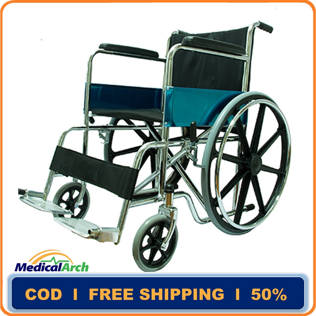 Standard Wheelchair with Mags Heavy Duty Manual WHEELCHAIR | Shopee ...