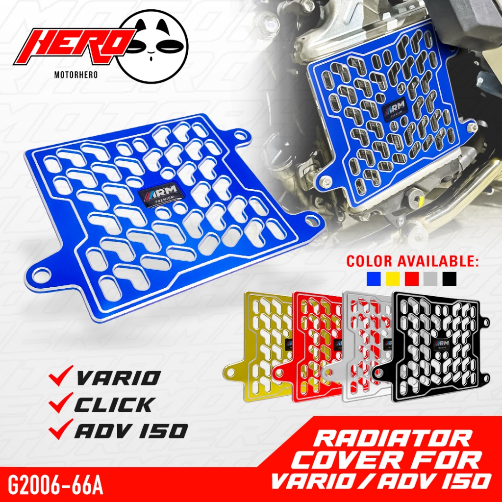 ARM FULL CNC Radiator Cover for Honde Click 125/Click150/ADV 150/Heavy ...