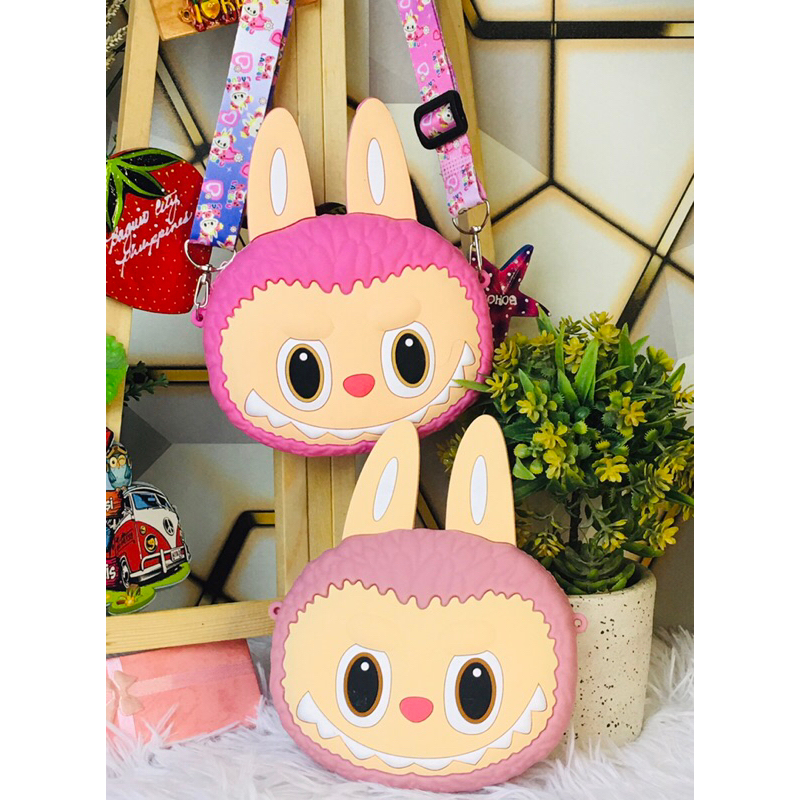 Labubu Cute Head Jelly Mini Sling Bag | Shopee Philippines
