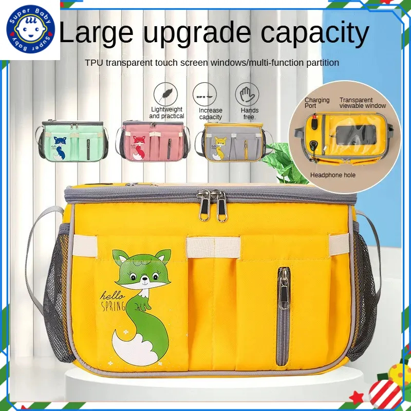 New multi-function mummy bag USB charging large capacity pram hanging ...