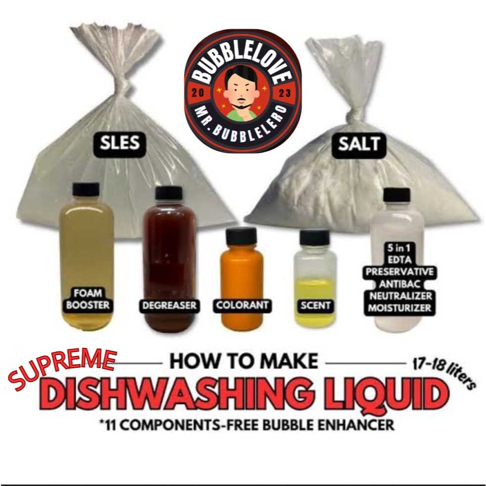 DISHWASHING LIQUID DIY KIT (supreme) 17 Liters yield | Shopee Philippines