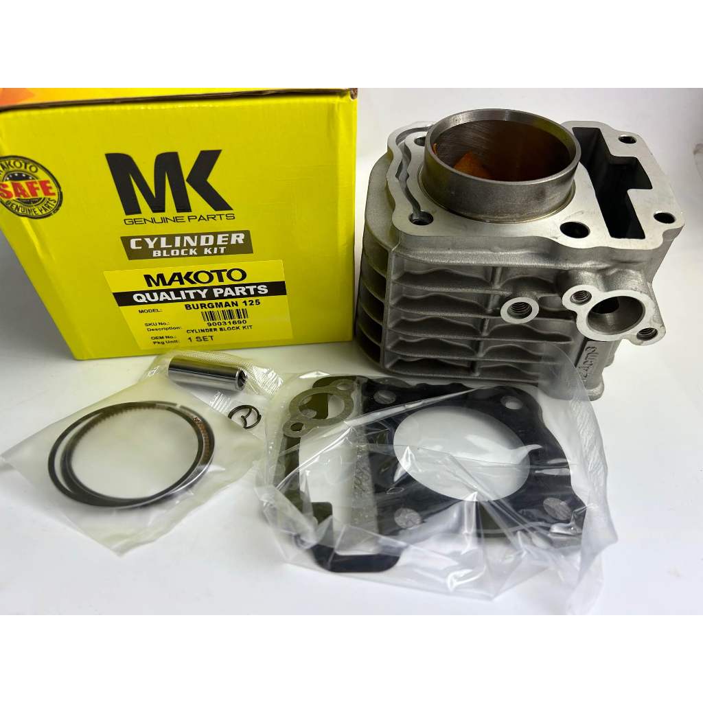 BURGMAN 125 CYLINDER BLOCK KIT MAKOTO | Shopee Philippines