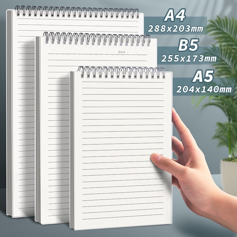 A5/B5/A4 Spiral Binder Notebook Refill Muji Styled 60 leaves Daily plan ...