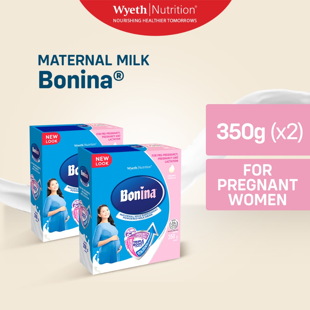 BONINA Maternal Milk Supplement for Pregnant and Breastfeeding Moms 700g [350g x 2] | Shopee ...