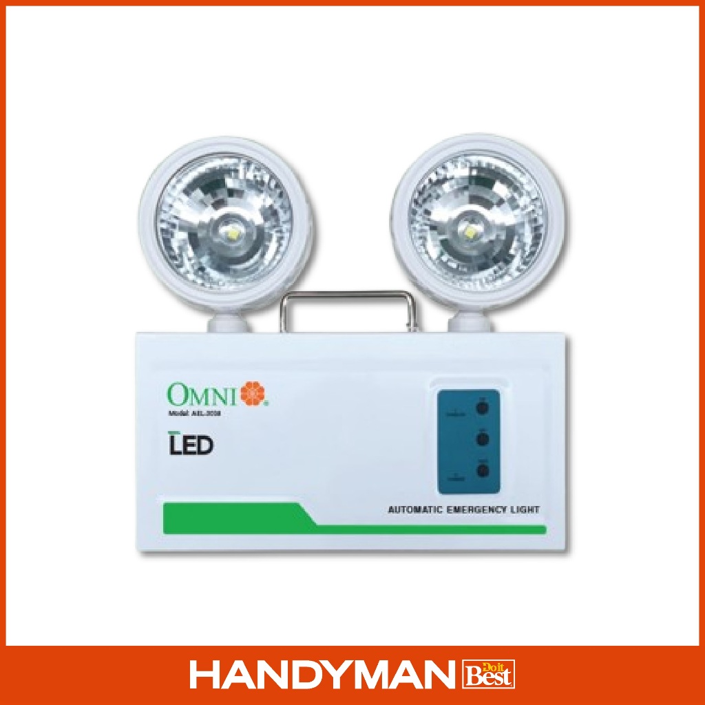 Omni LED Automatic Emergency Light Tricolor (AEL-3038) | Shopee Philippines