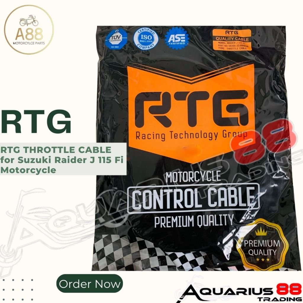 RTG THROTTLE CABLE for Suzuki Raider J 115 Fi Motorcycle | Shopee ...