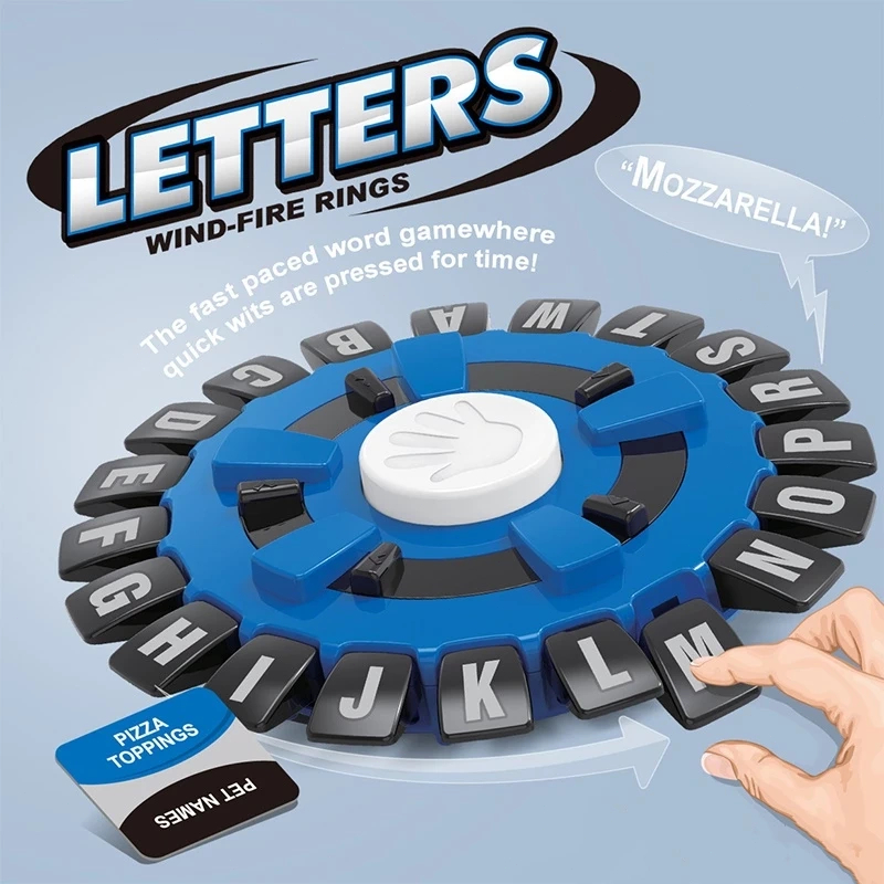 Word Game | Fast-paced Family Board Game Spelling Words Children's ...