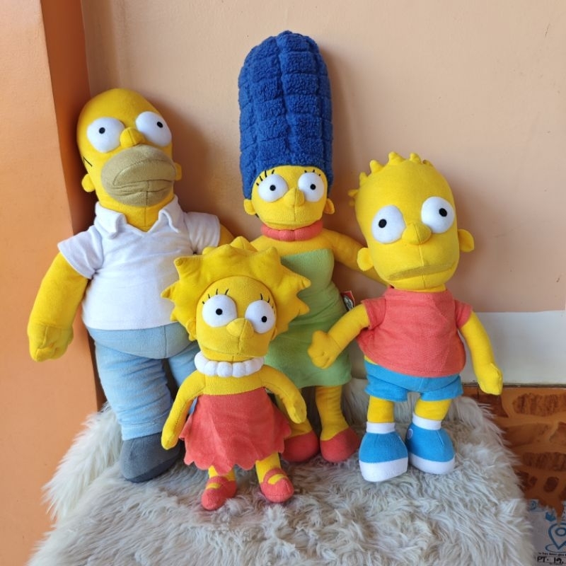 The Simpsons bart lisa simpson stuffed toy | Shopee Philippines