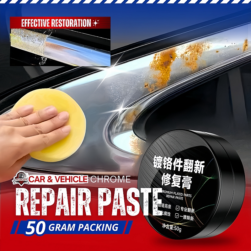 Car Exterior Chrome Plating Polish Repair Paste Motorcycle Chrome Rust ...