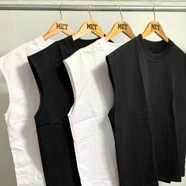 MUSCLE TEE | Cropped | Mock Neck | Shopee Philippines