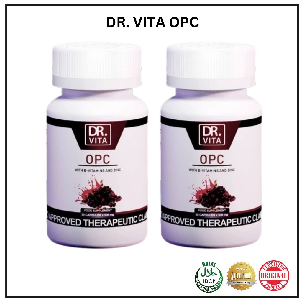 Dr. Vita OPC with B-Vitamins and Zinc (Twin Pack) | Shopee Philippines