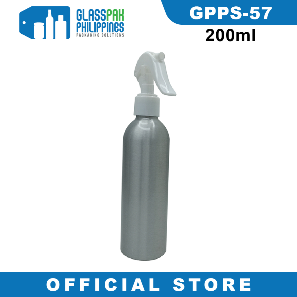 Glasspak 100ML 200ML 300ML Aluminum Trigger Spray Empty Bottle ...