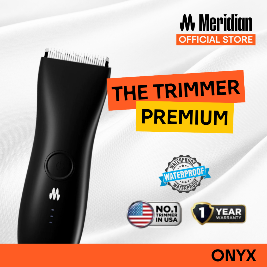 Meridian The Trimmer Premium Waterproof Electric Razor Body & Hair ...