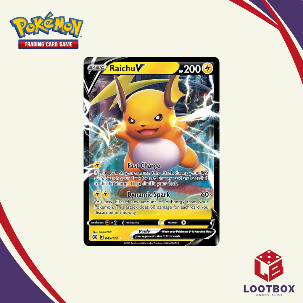 Pokemon Card Game: Raichu V (Ultra Rare) - Brilliant Stars | Shopee ...