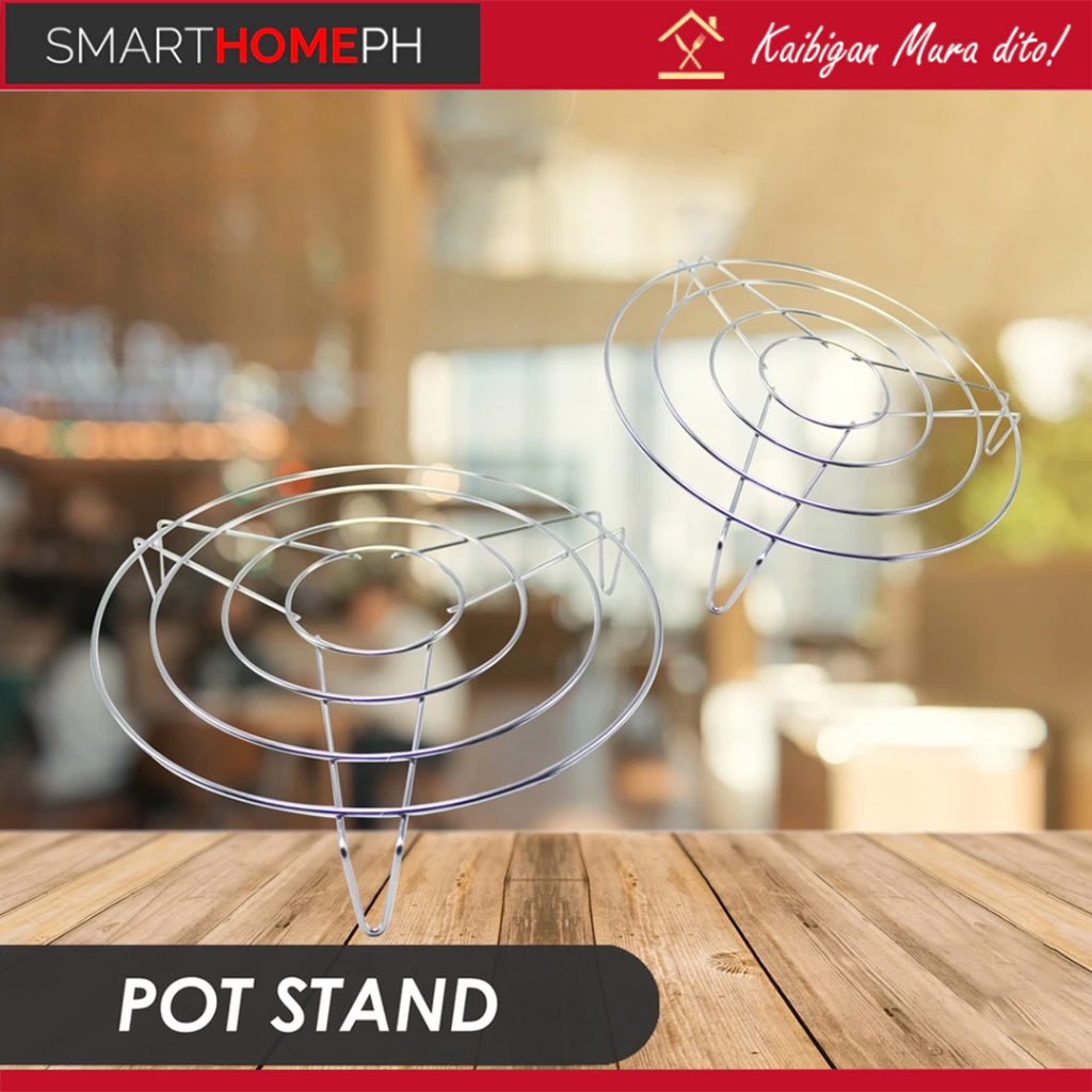 STAINLESS POT STAND WITH 3 DIFFERENT SIZES patungan stainless steel ...