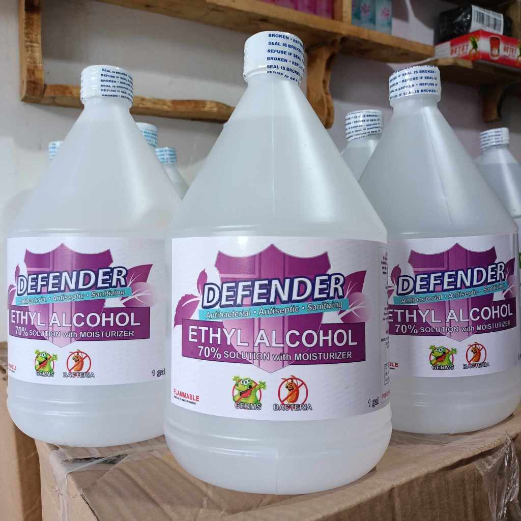 Defender Ethyl Alcohol 70% Solution Floral Scent 1 Gallon | Shopee ...