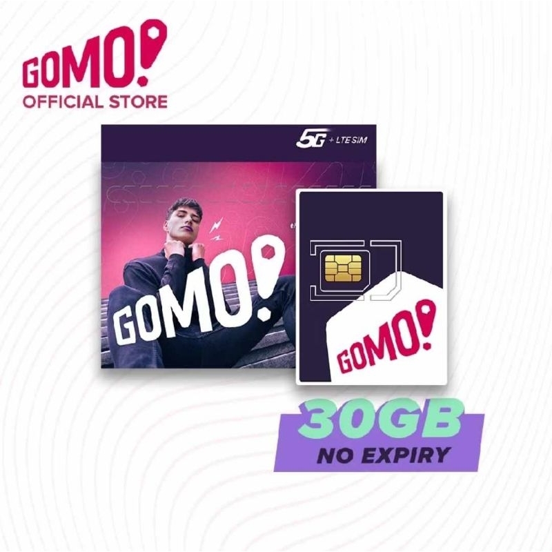 GOMO Sim With 30GB NO EXPIRY | Shopee Philippines