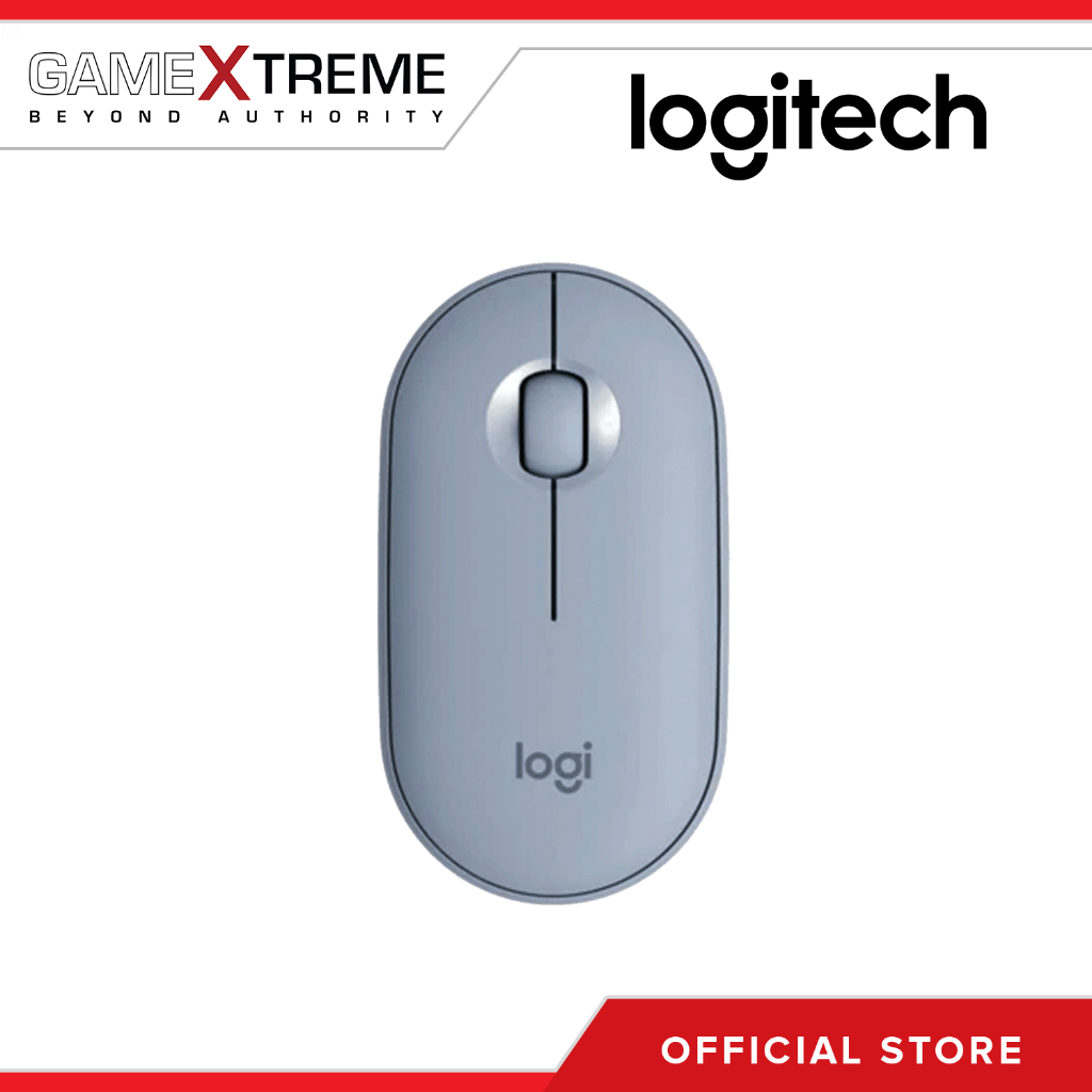 Logitech Pebble M350 Wireless Mouse (BLUE GREY) | Shopee Philippines