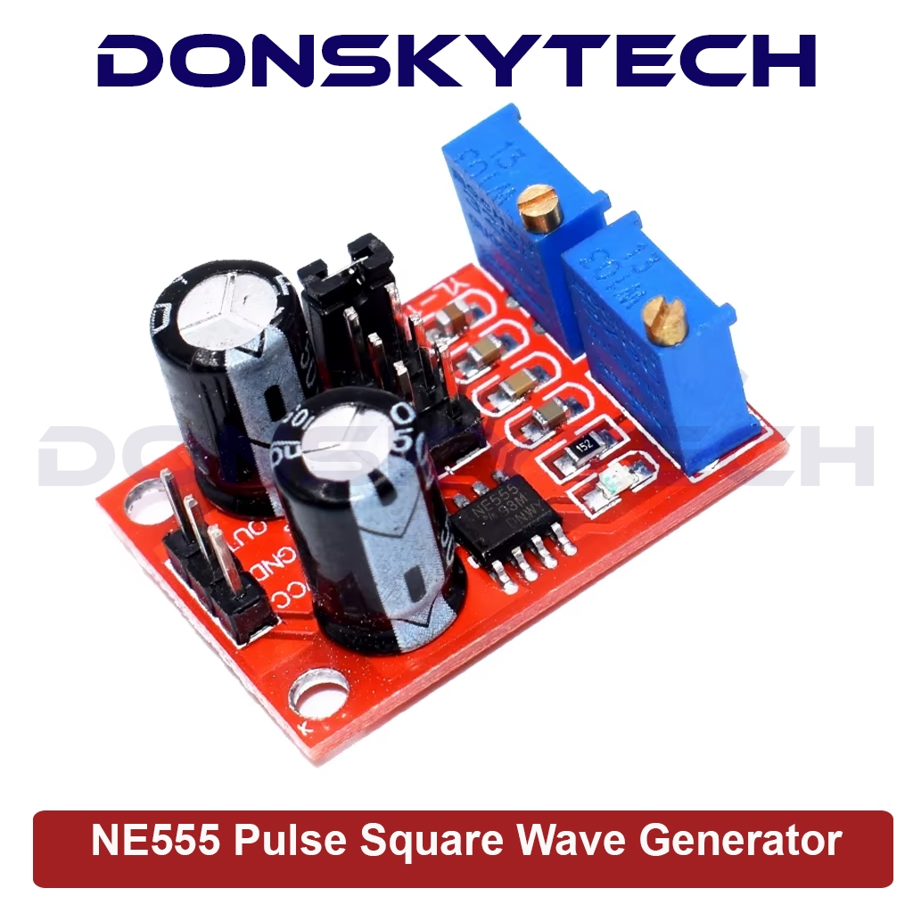 NE555 pulse frequency duty cycle adjustable module square/rectangular wave signal generator ...