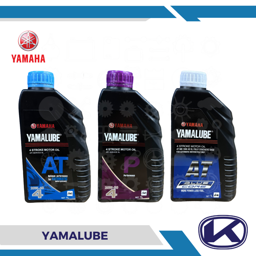 YAMAHA Yamalube 4 Stroke Motor Engine Oil (10W-40 / 20W-50) Fully ...