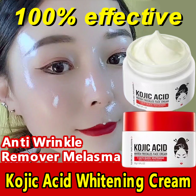 Kojic Acid Whitening Freckles Cream Remover Melasma Face Cream ...