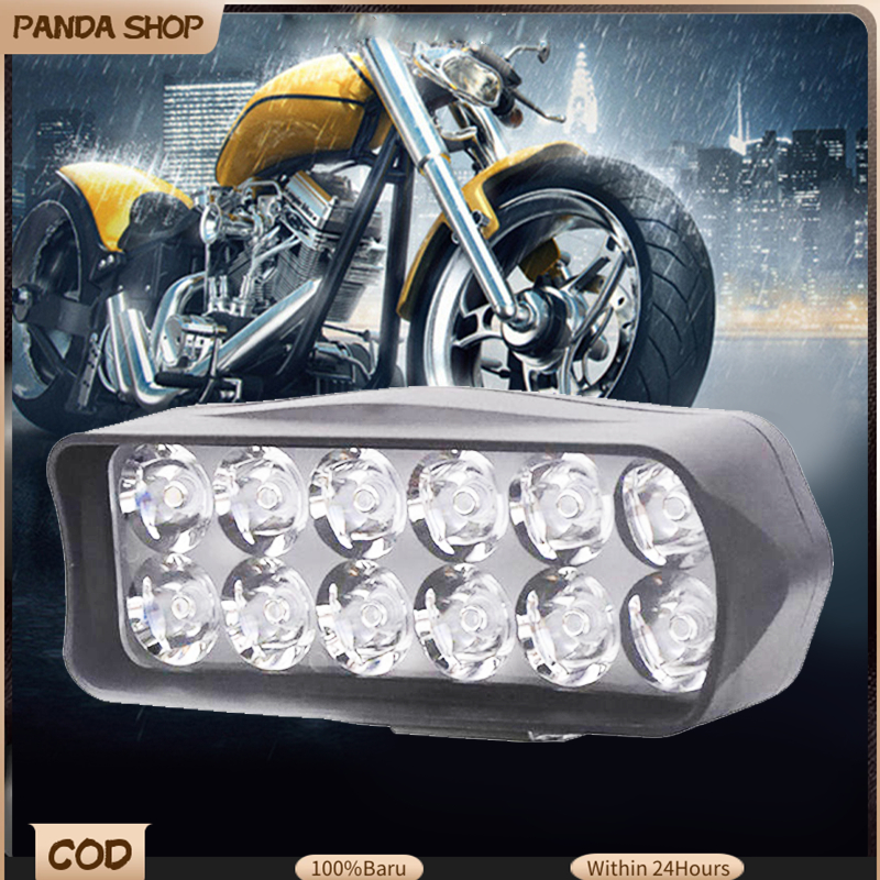 8/12/16 Lamps 12V-80V Universal Motorcycle Headlights Ultra Bright LED ...