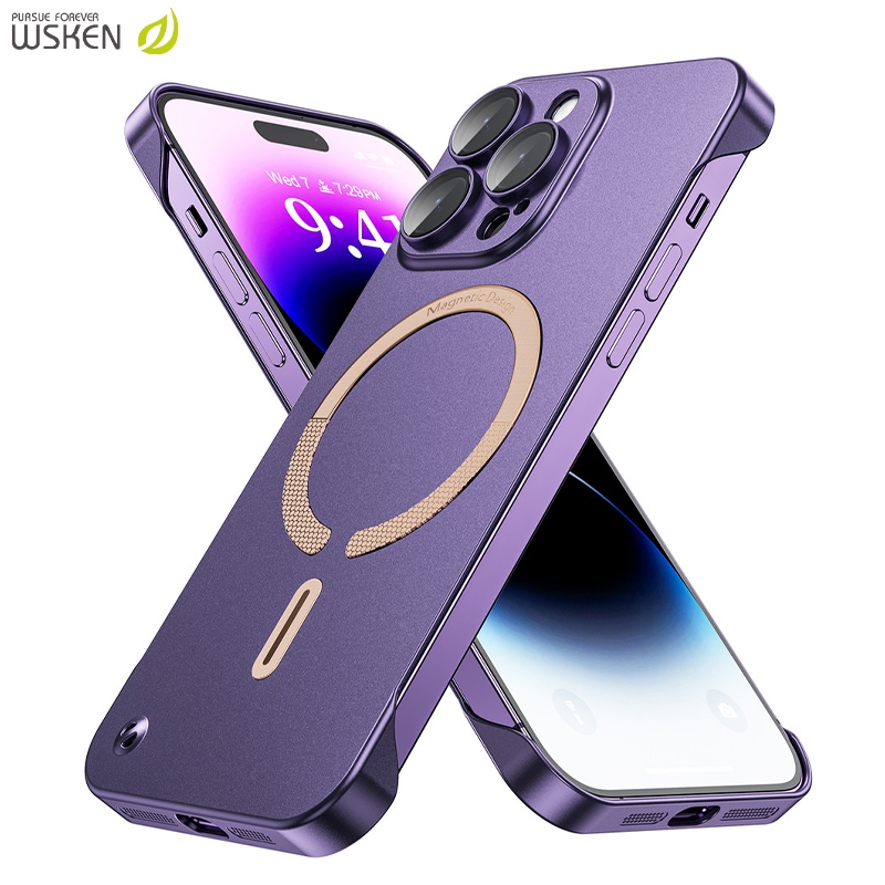 Wsken Magnetic Slim Fit Case iPhone 12/13/14 Pro Max with with lens ...