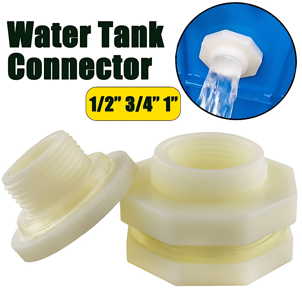 1/2" 3/4" 1" ABS Water Tank Pipe Connector Female Thread Outlet PVC ...