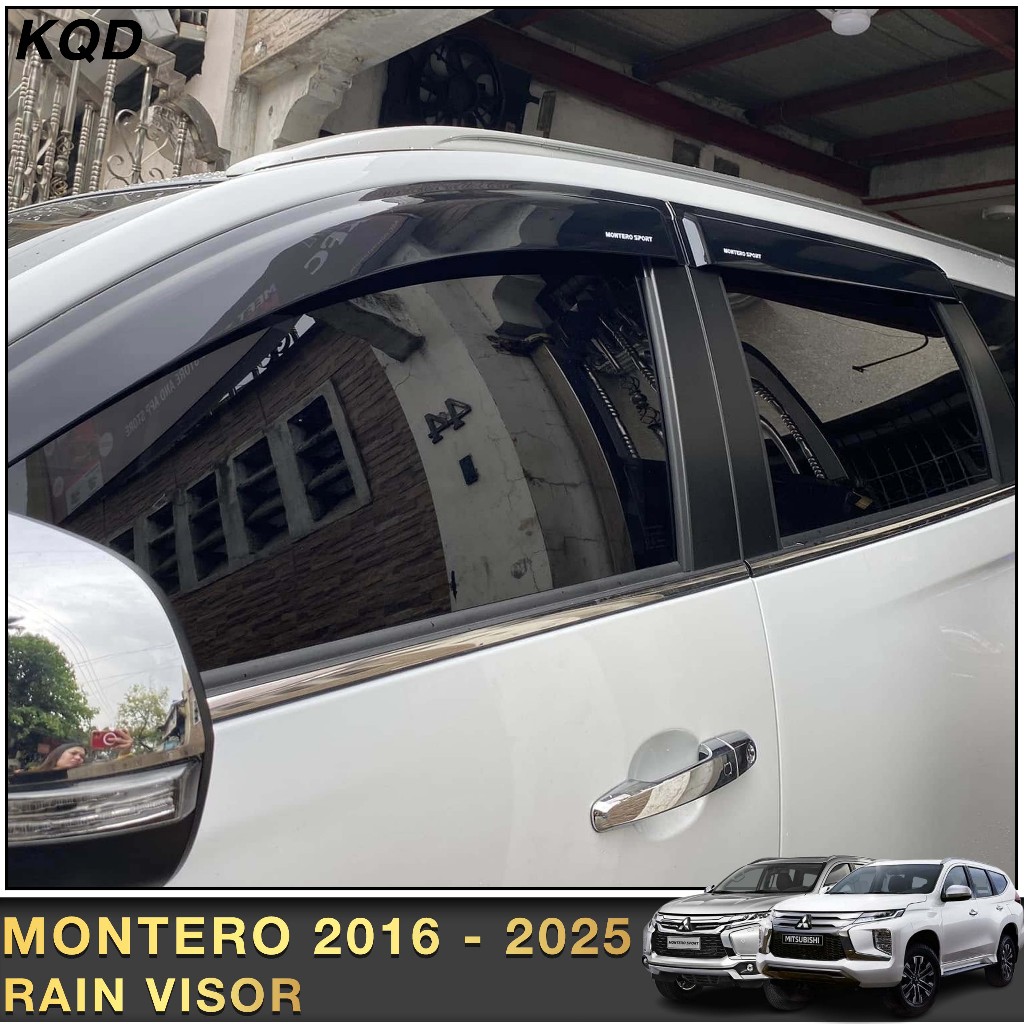MITSUBISHI MONTERO 2016 - 2025 RAIN VISOR (2016 2017 2018 2019 2020 ...