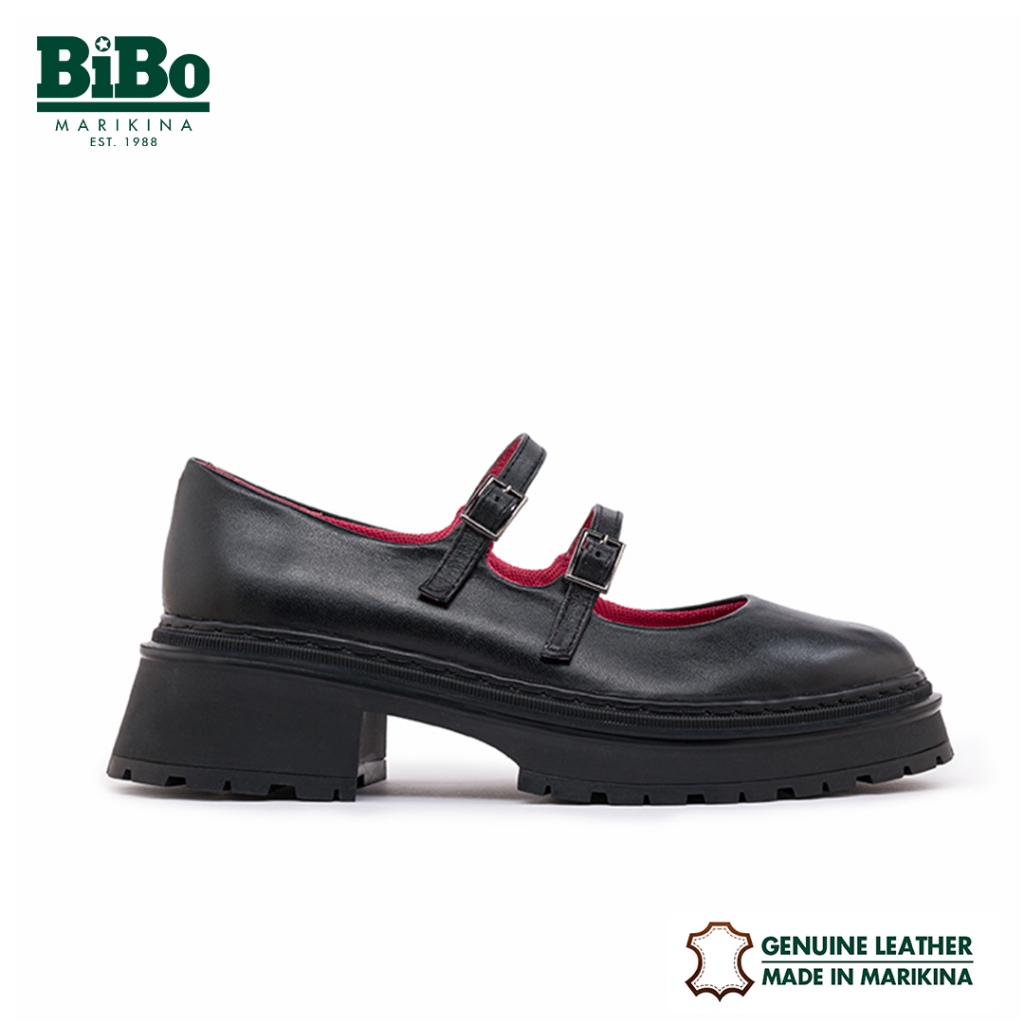 Bibo H804 Leather Chunky Mary Jane School Shoes for Ladies (41H804 ...
