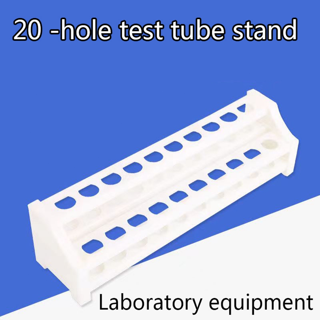 Plastic Test Tube Rack For 15mm Test Tubes 20 Holes Detachable Lab Test ...