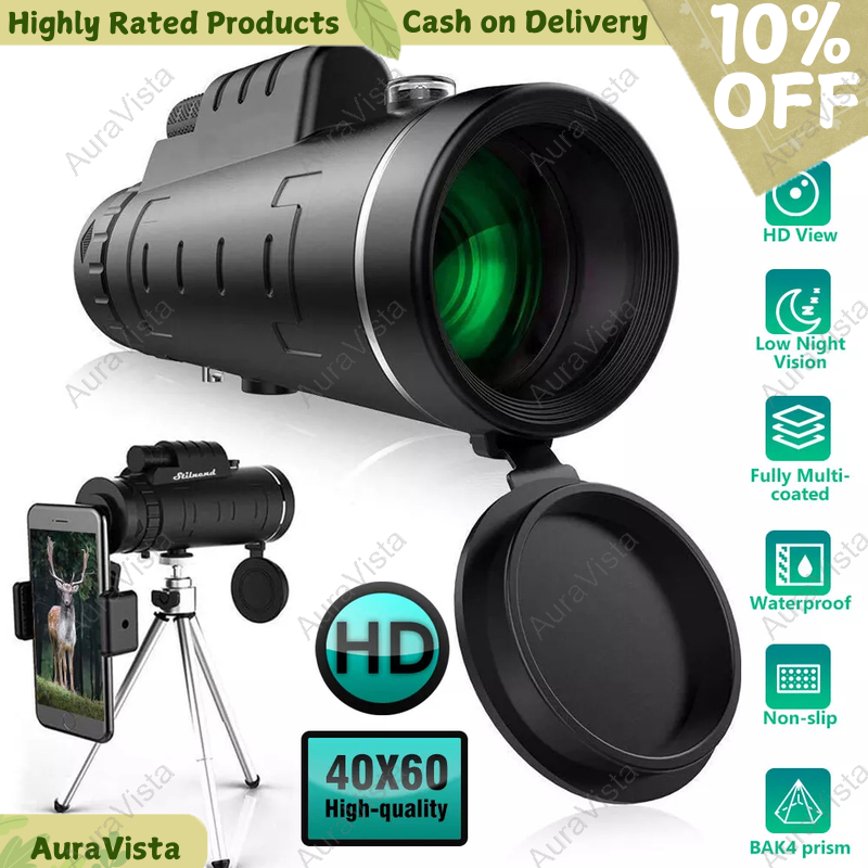 AuraVista Waterproof Outdoor Night Vision Telescope High Power ...