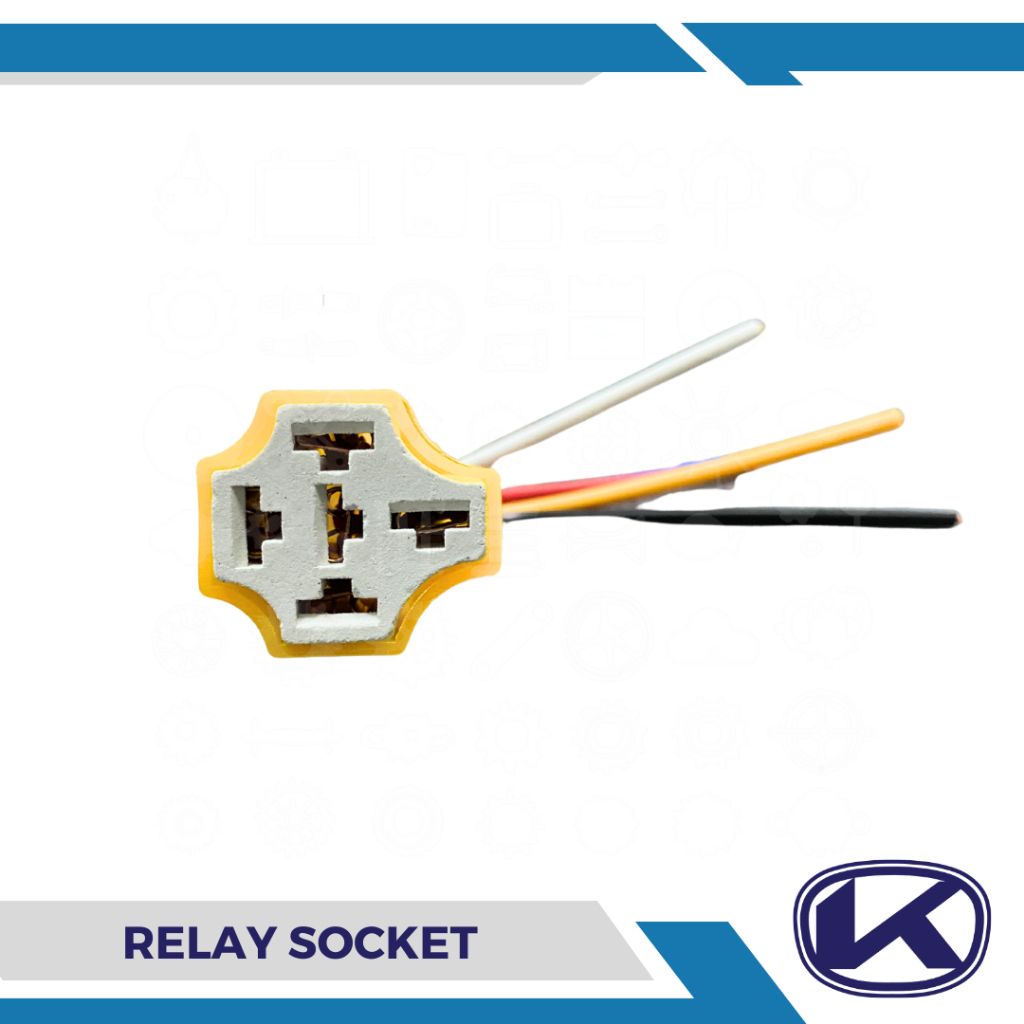 Bosch Horn Relay Socket Ceramic 5 Pin 5Pin Socket | Shopee Philippines