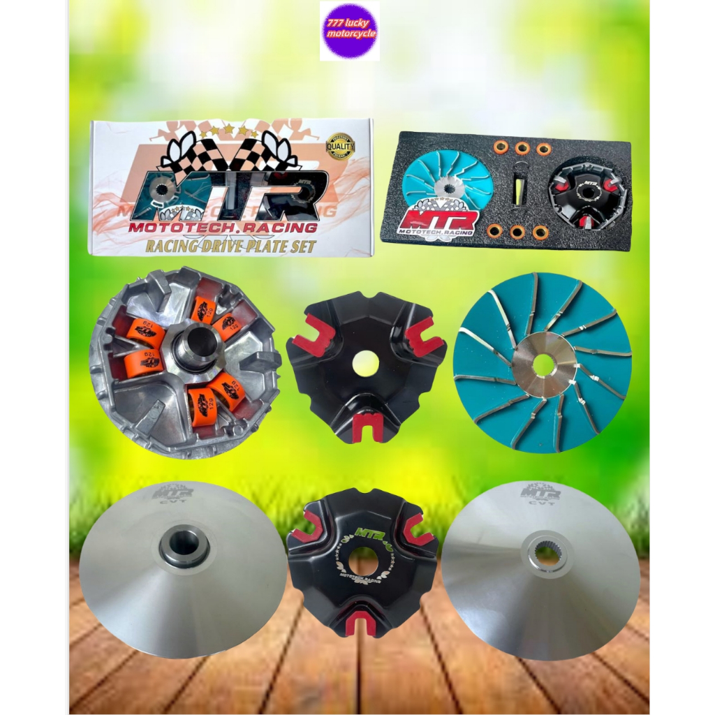 MTR CVT SET PULLEY SET NMAX/AEROX/M3/MIO SPORTY/BEAT/BEAT FI/CLICK125 ...
