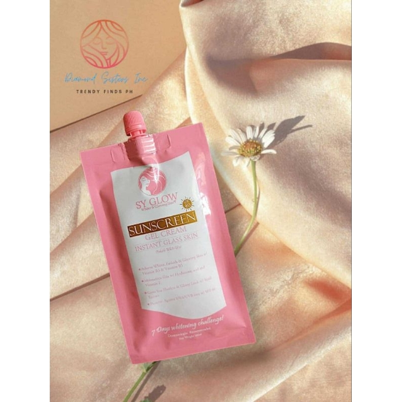 INSTANT GLASS SKIN SUNSCREEN SY GLOW SPF 40 | Shopee Philippines