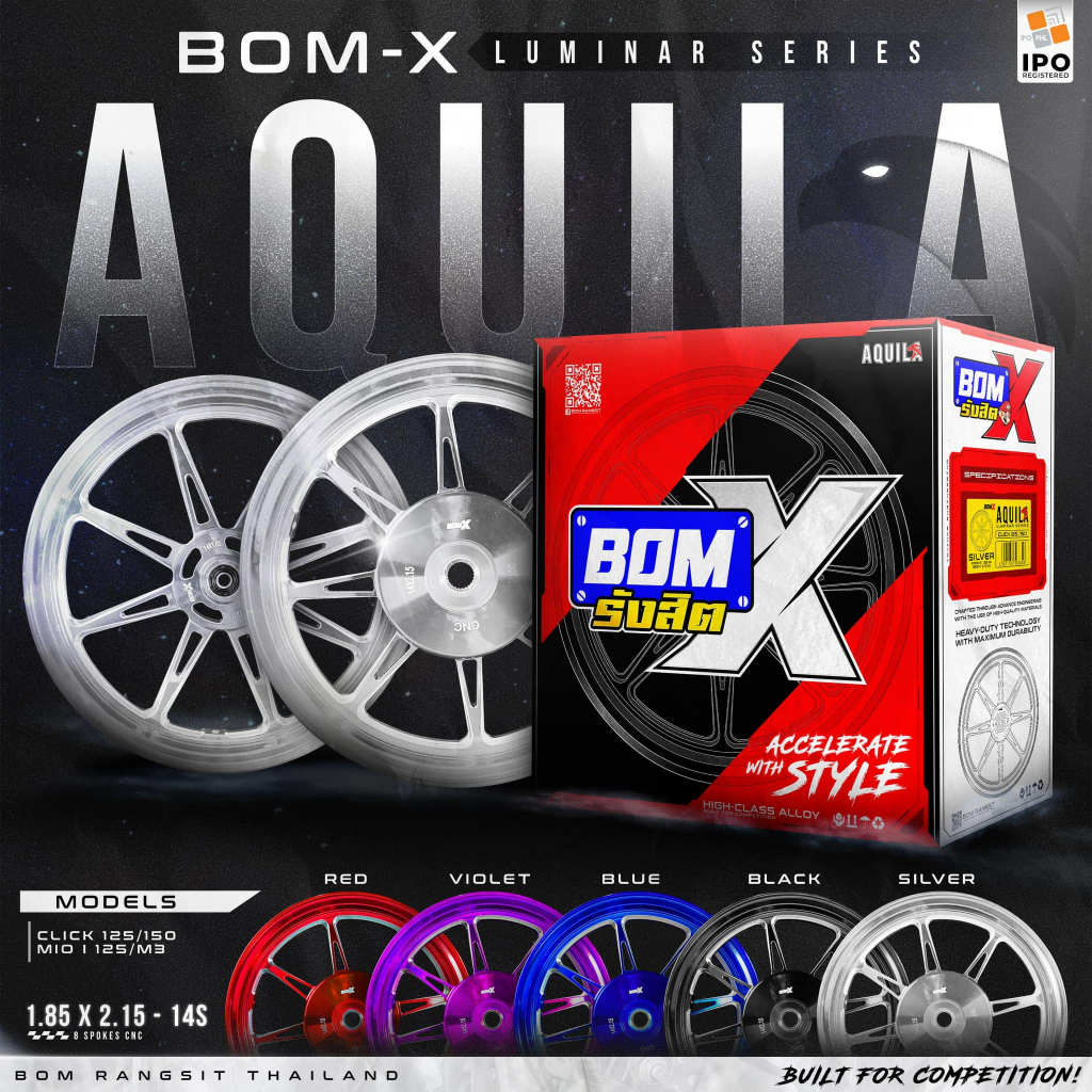 BOM RANGSIT MAGS AQUILA FOR CLICK 125/150 / MIOi125. | Shopee Philippines