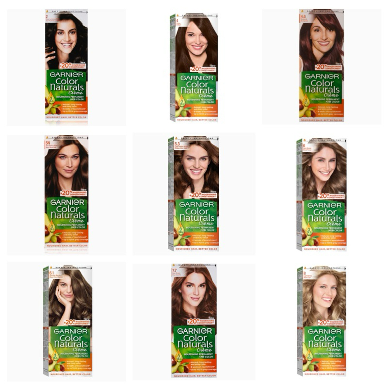 Garnier Color Naturals Hair Color, 11 colors vailable | Shopee Philippines