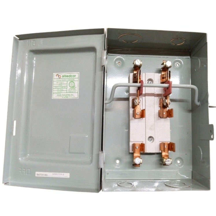 FUSE BOX (60AH) SINGLE THROW / 2 POLE (ENCLOSED SWITCH) | Shopee ...