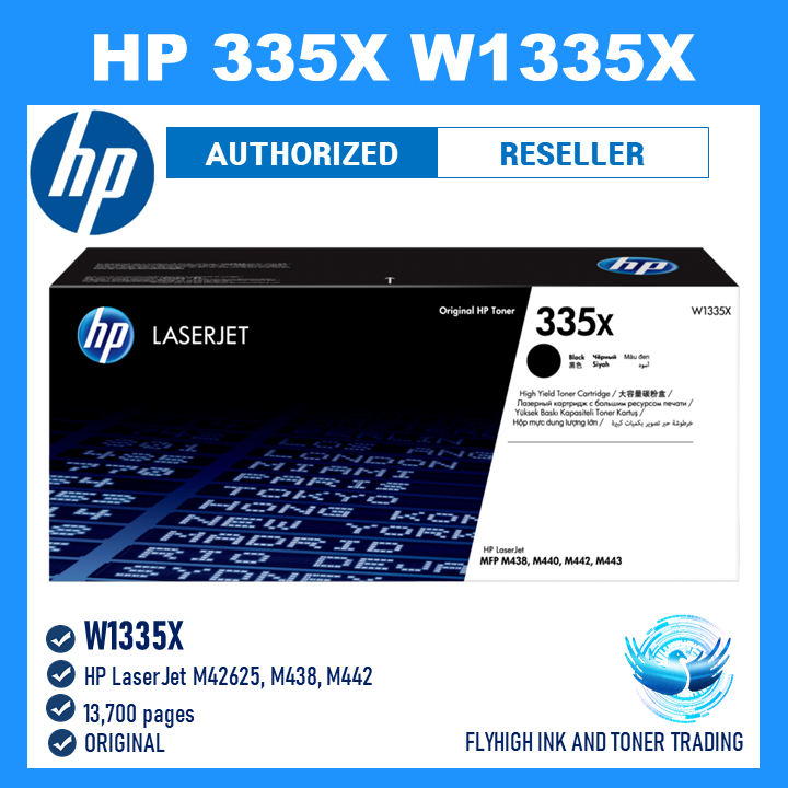 HP 335X High Yield Black Original LaserJet Toner Cartridge (W1335X) for ...