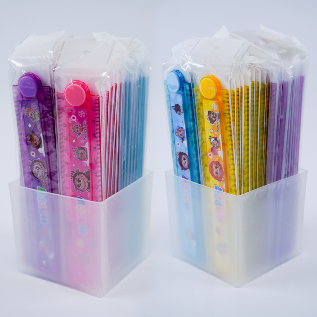 30cm Foldable Colored labubu design ruler-40pcs | Shopee Philippines