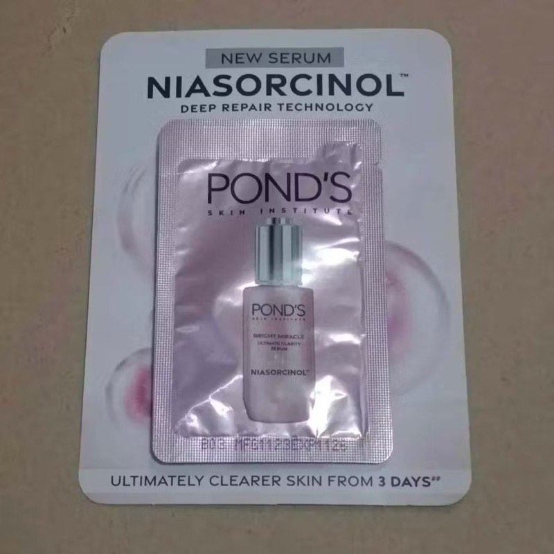 Pond's Bright Miracle Ultimate Clarity Serum Niasorcinol 2g | Shopee ...