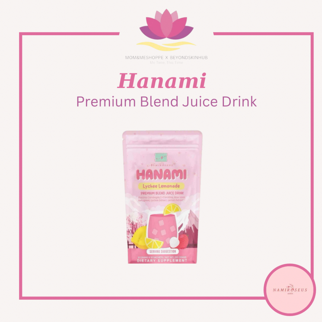Namiroseus HANAMI JUICE Lychee Lemonade | Low Calorie Drink with Garcinia Cambogia, L-Carnitine ...