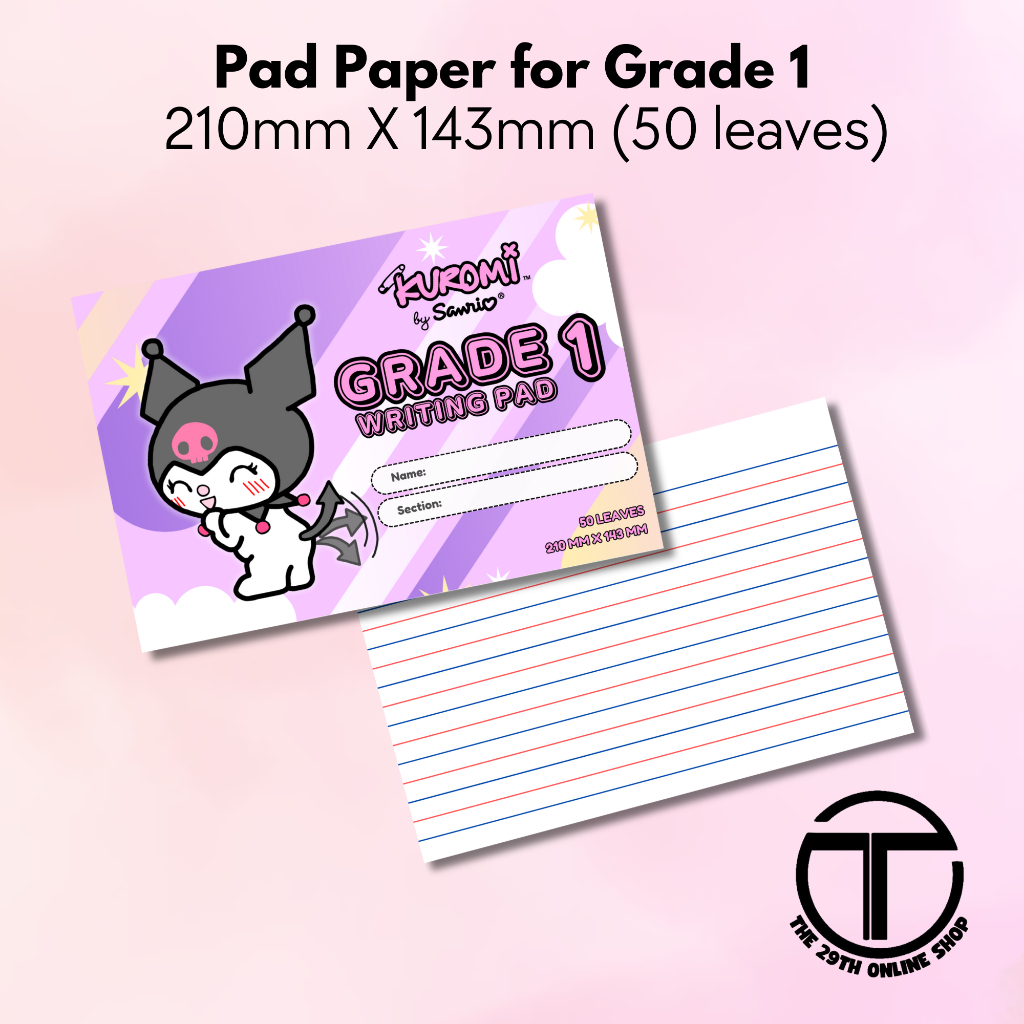 Back to Back Writing Pad Paper for Grade 1, 2, and 3 | Shopee Philippines