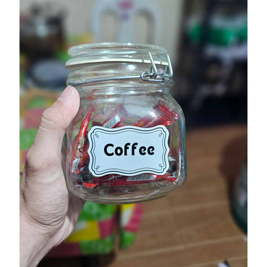 Condiments Label #1/High quality waterproof glossy/matte vinyl sticker ...