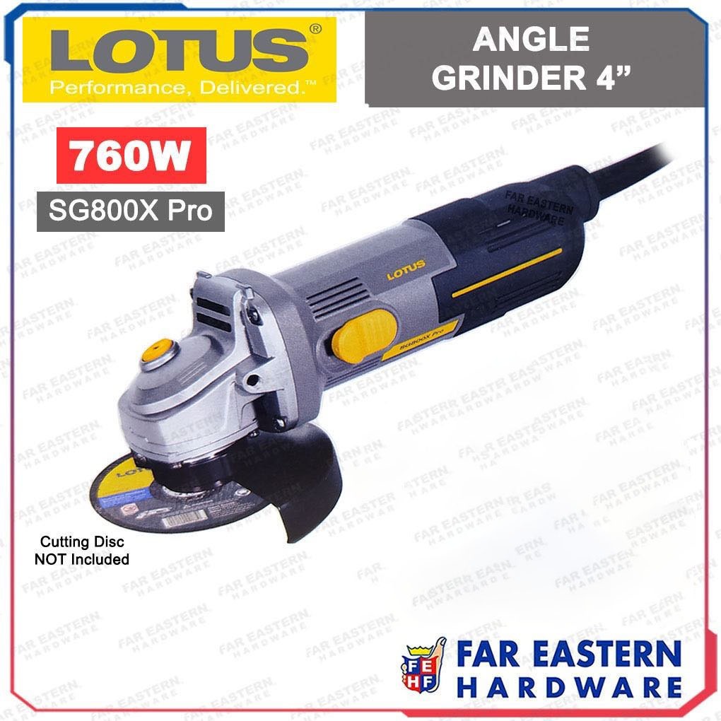 LOTUS Angle Grinder 4" 760W SG800X PRO LTPTCD | Shopee Philippines