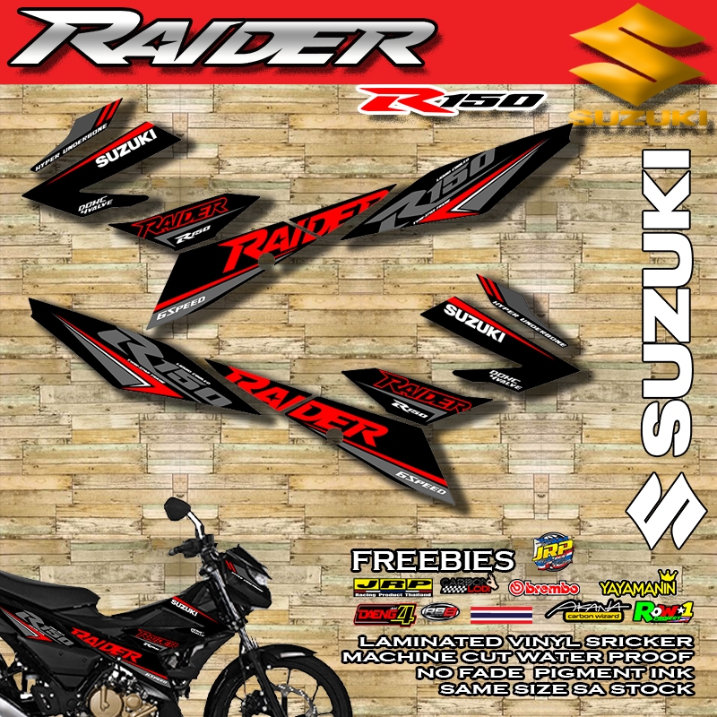 RAIDER 150 FI DECALS STICKER R150 FI NEW DESIGN | Shopee Philippines