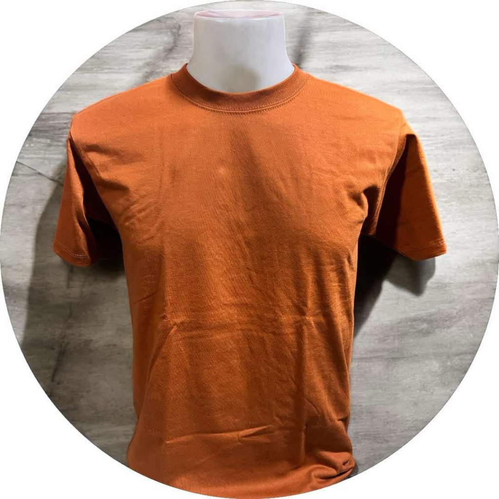 RUST ORANGE Color Plain Shirt (UNISEX STANDARD SIZE) | Shopee Philippines